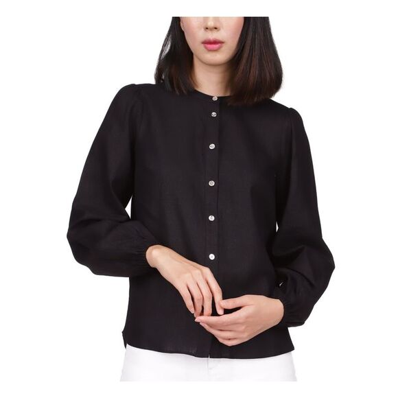 MICHAEL Michael Kors | Tops | Michael Michael Kors Womens Black Long ...